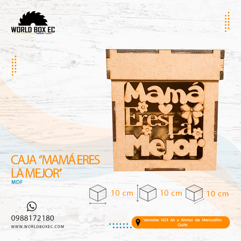 Caja ''Mamá eres la mejor'' - WORLDBOX